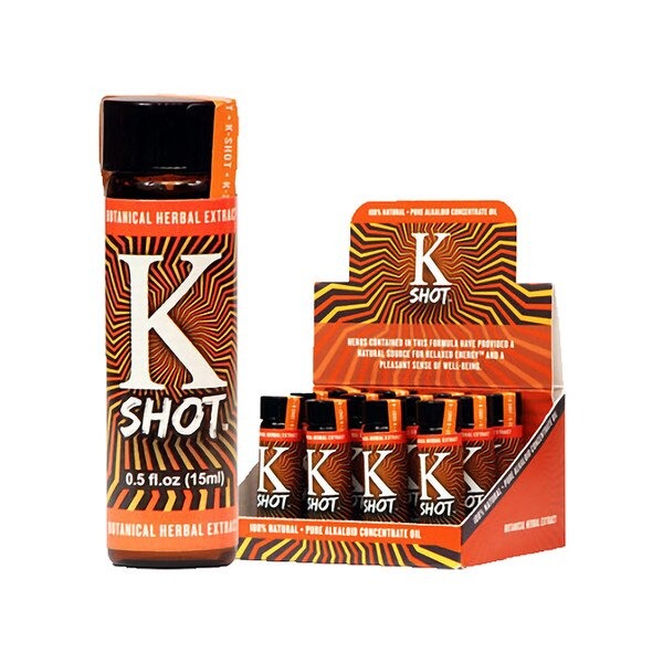 K SHOT 15ML PURE ALKALOID CONCENTRATE OIL - BOX - MK Distribution